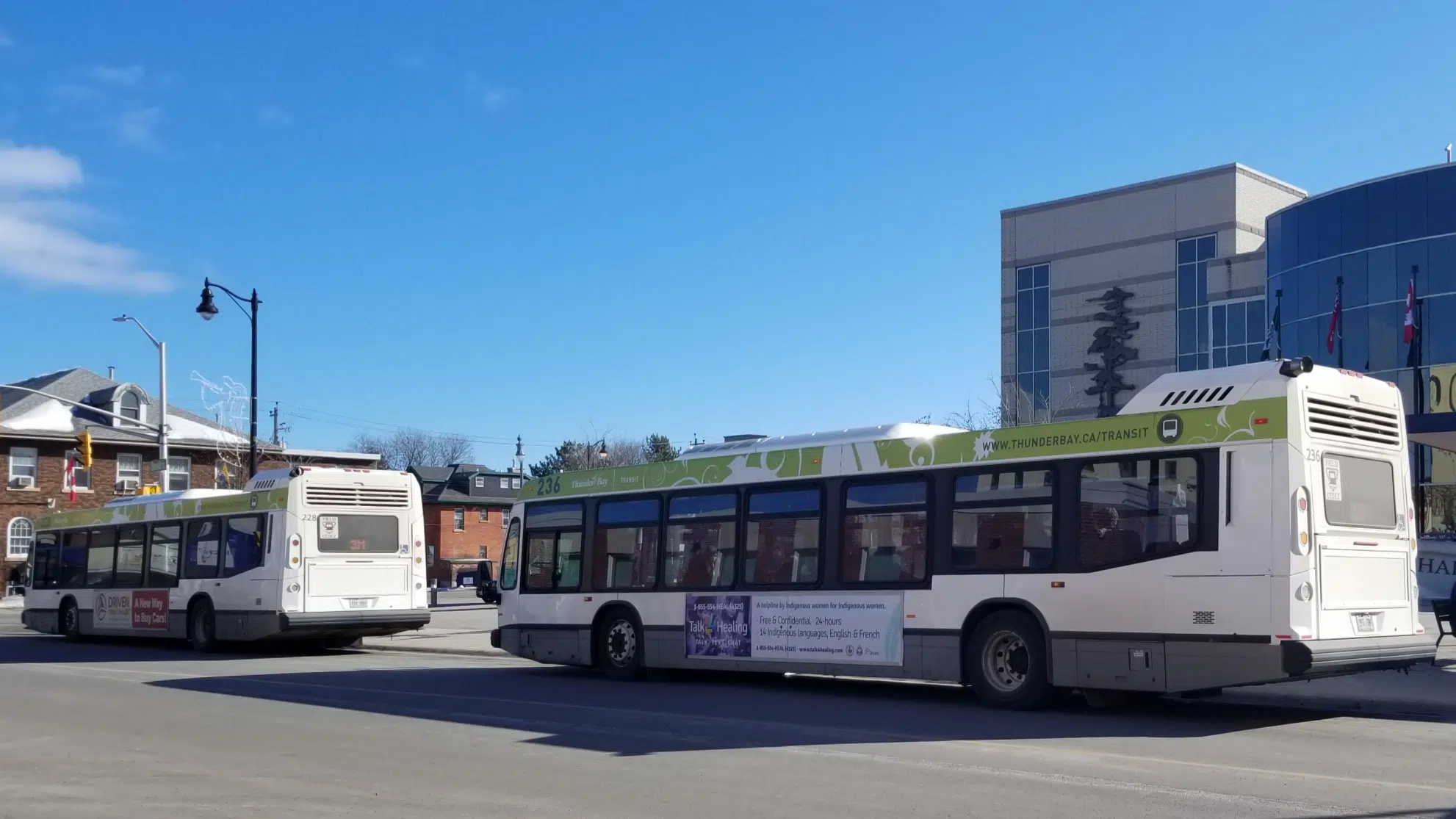 Bus Driver Shields Installed - Your ThunderBay