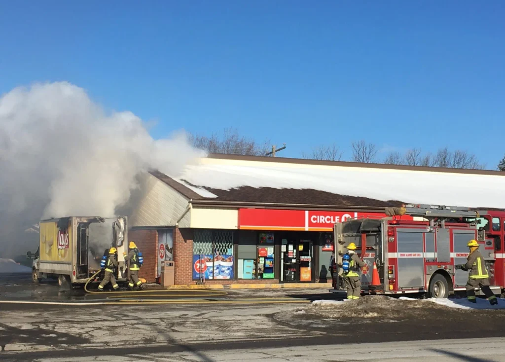 Potato Chip Delivery Van Catches Fire - Your ThunderBay