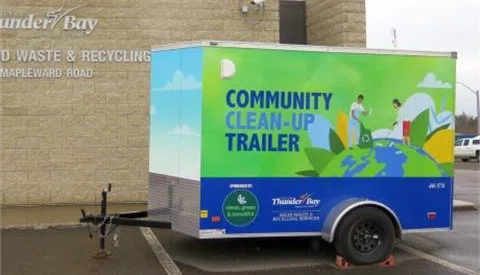 Thunder Bay Launches Clean Up Trailer In Hopes For A Cleaner City