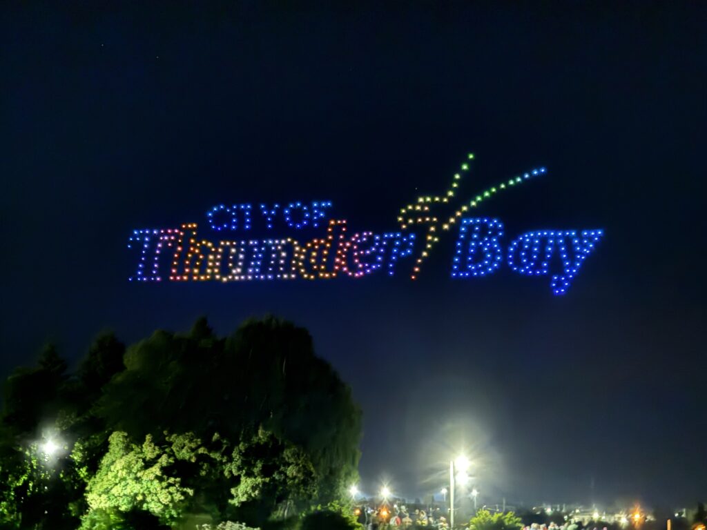The sky is the stage: Drone Light Show - Part 2! - Your ThunderBay